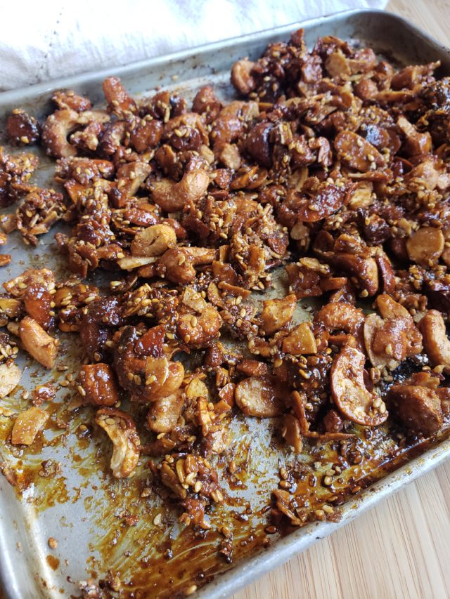 Garrapiñada con Nuez de la India, Almendras, Semillas de Sesame y ...